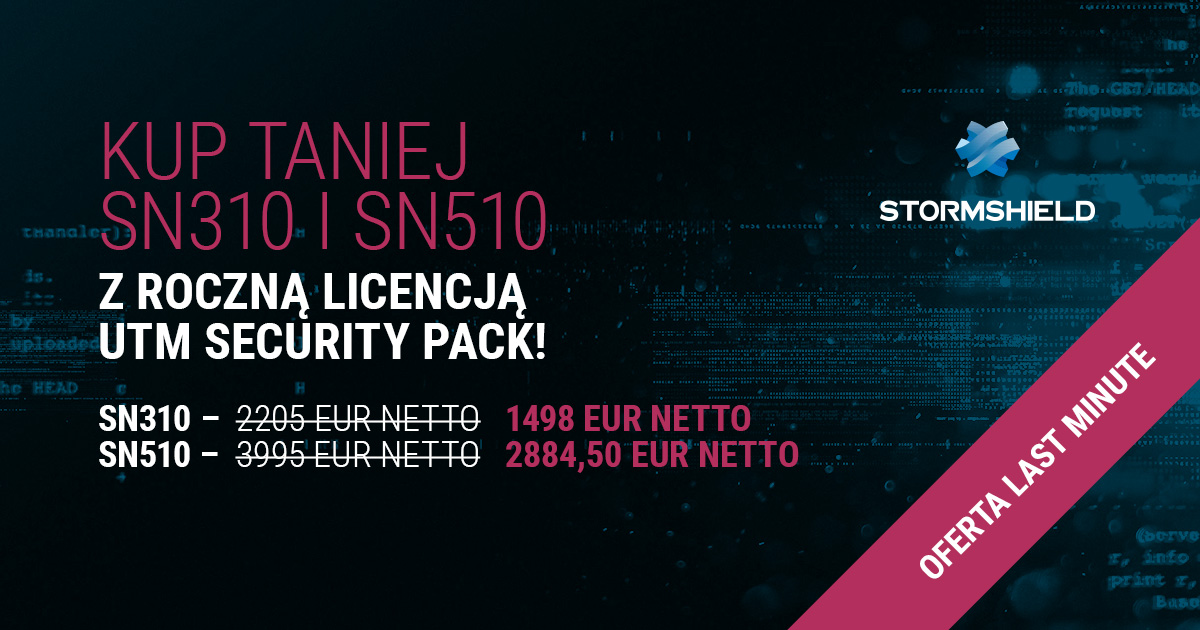 Kup taniej SN310 i SN510 z roczną licencją UTM Security Pack! | Blog ...